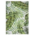 Garvee 10x13 Large Area Rug Modern Green Leaf Carpet Soft Printed Area ...