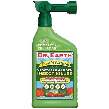 Dr. Earth Organic Insect Killer Spray for Yard, Garden, Fruit Trees ...