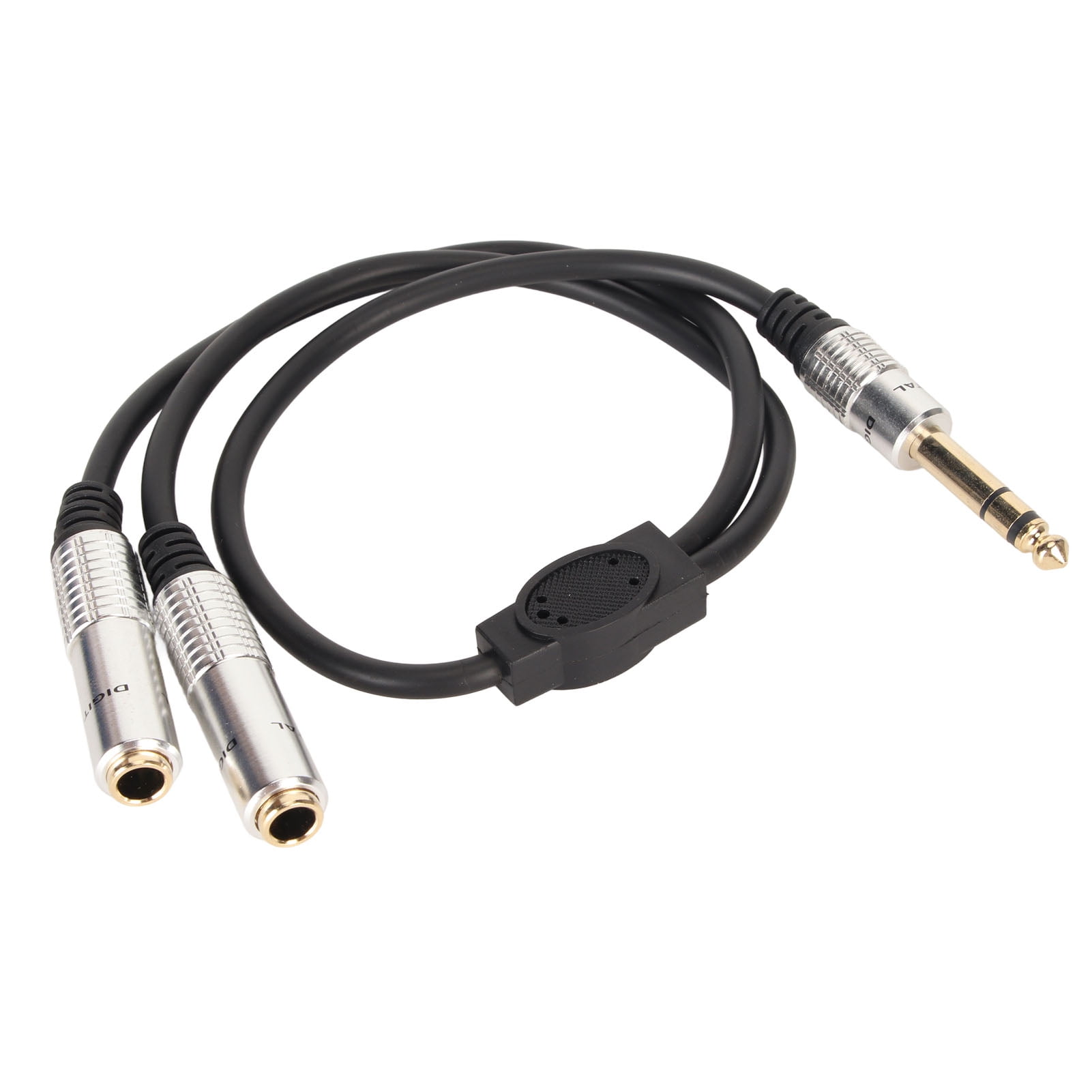 Cable divisor de doble pulgada, cable divisor estéreo de 1/4 de pulgada ...