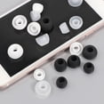 12Pcs Earbud Tip Soft Rubber Flexible Eartips Buds Wing Tip Fit in Case ...