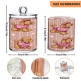 2PCS Clear Storage Jars Cotton Swabs Cans Translucent Plasticental ...