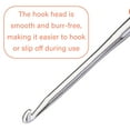 Jupean Ergonomic Crochet Hook, Extra Long Knitting Needles, 2.5 mm for ...