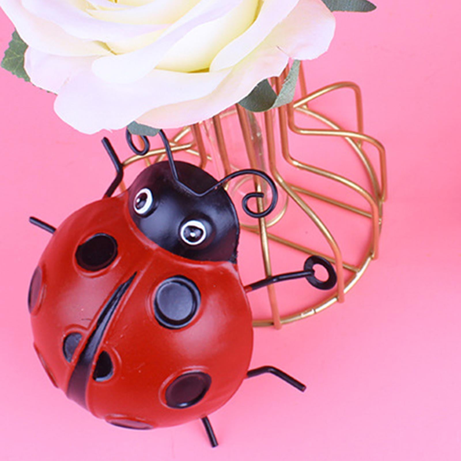 Ladybugs Sculptures Decorative Garden Wall Indoor Outdoor Backyard ...