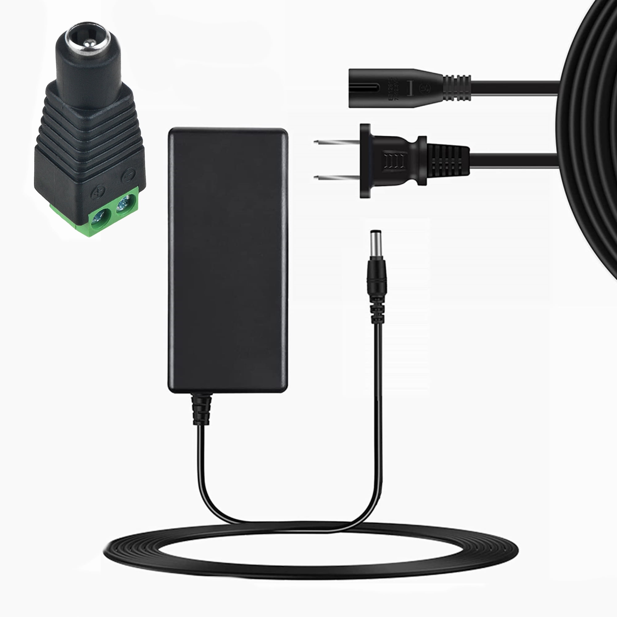 FITE ON ScrTerminals Adapter CCTV Security Camera AC / DC Adapter Power ...