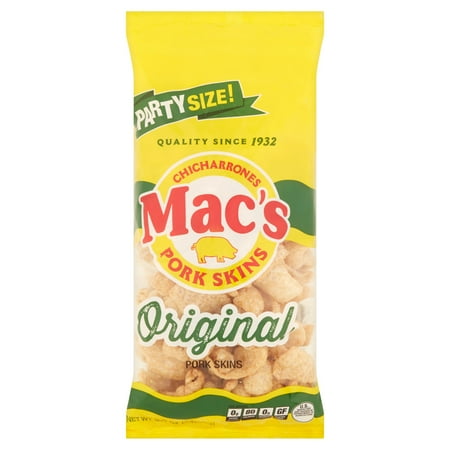 Mac's Original Pork Skins Party Size!, 8.5 oz - Walmart.com