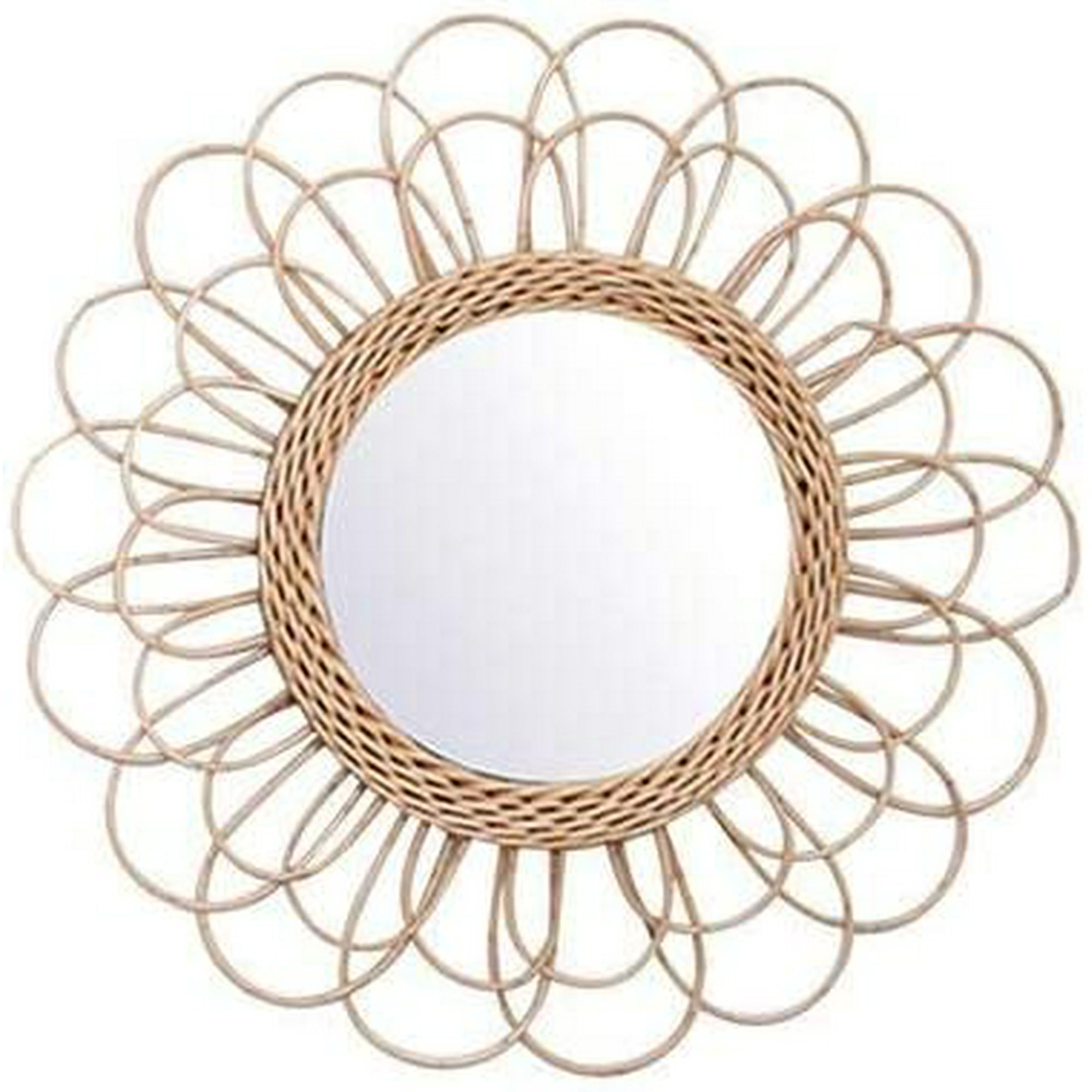 Click here for Hongchun Hanging Mirror - Rattan Sunflower Circula... prices