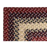 Better Trends Woodbridge Rectangular 40" x 60" Braided Rug - Cranberry ...