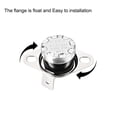 Uxcell Temperature Control Switch Thermostat 85°C 10A Normally Closed 5 ...