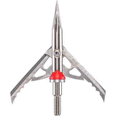 Rage 2-Blade Expandable Broadhead Hypodermic TRYPAN Replacement Blades ...