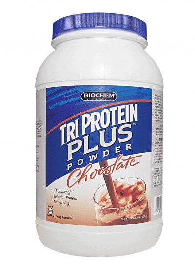 Tri Protein Plus-Chocolate Biochem 2 lbs Powder - Walmart.com