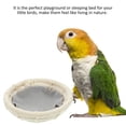 BESTYASH Simple Elegant White Hand Woven Bird Nest for Cages Indoor and ...