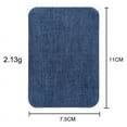 Levamdar Iron-On Denim Patches, 20 Pieces, 100% Cotton, Assorted Blue ...