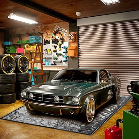 VEVOR Truck Containment Mat Vehicle Containment Black Truck SUV Garage ...