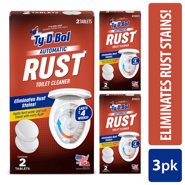 Ty-D-Bol Ultra Hard Water Flush Toilet Cleaner, Bathroom Tank & Bowl ...
