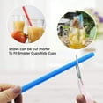 NOGIS 100 Pcs Multi Colors Jumbo Smoothie Straws Boba Straws,Plastic ...
