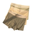 3 Pack Men's Seamless Boxer Briefs Ultra Thin Breathable No Ride Up ...