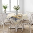Coastal Anchor Compass Sailboat Table Cloth 54x54in, Waterproof Square ...