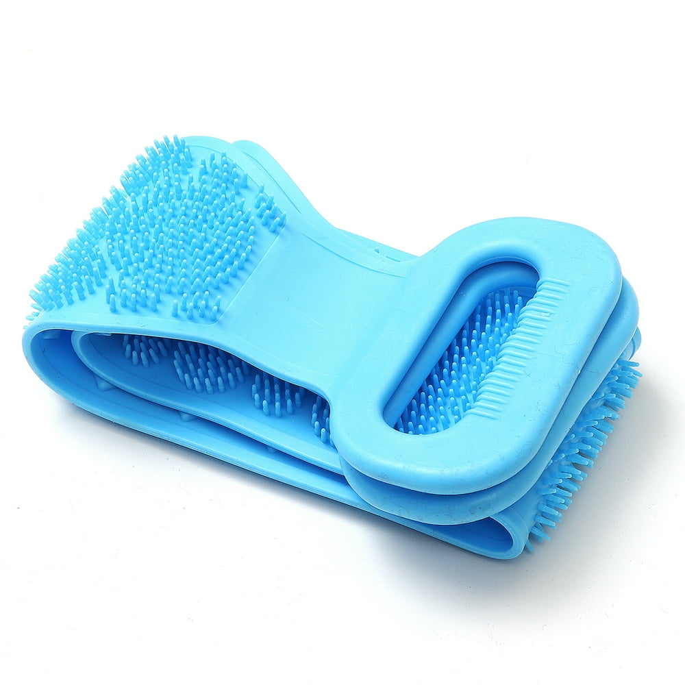 Silicone Bath Body Brush Exfoliating Lengthen Silicone Body Scrubber