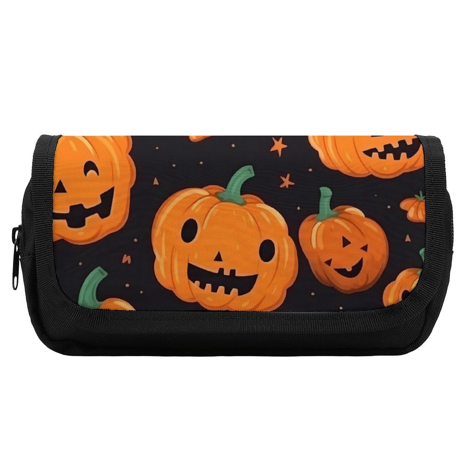 JINMUZAO Halloween Large Pencil Case Pencil Pouch with Zipper ...