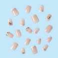 Fofosbeauty 24pcs Press on False Nails Tips, Square Fake Nails,Pile ...