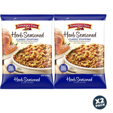 Pepperidge Farm Herb Seasoned Cubed Stuffing, 12 Oz. (Pack of 3 ...