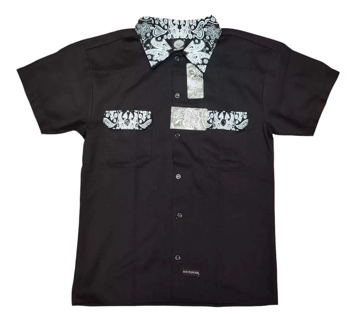 Camisa Mi Raza Paño Botones Dickies Cholo Chicano Lowrider | Bodega ...