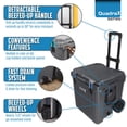 Cubix Outdoors 46 QT QuadraX Wheeled Portable Insulated Hard Cooler ...