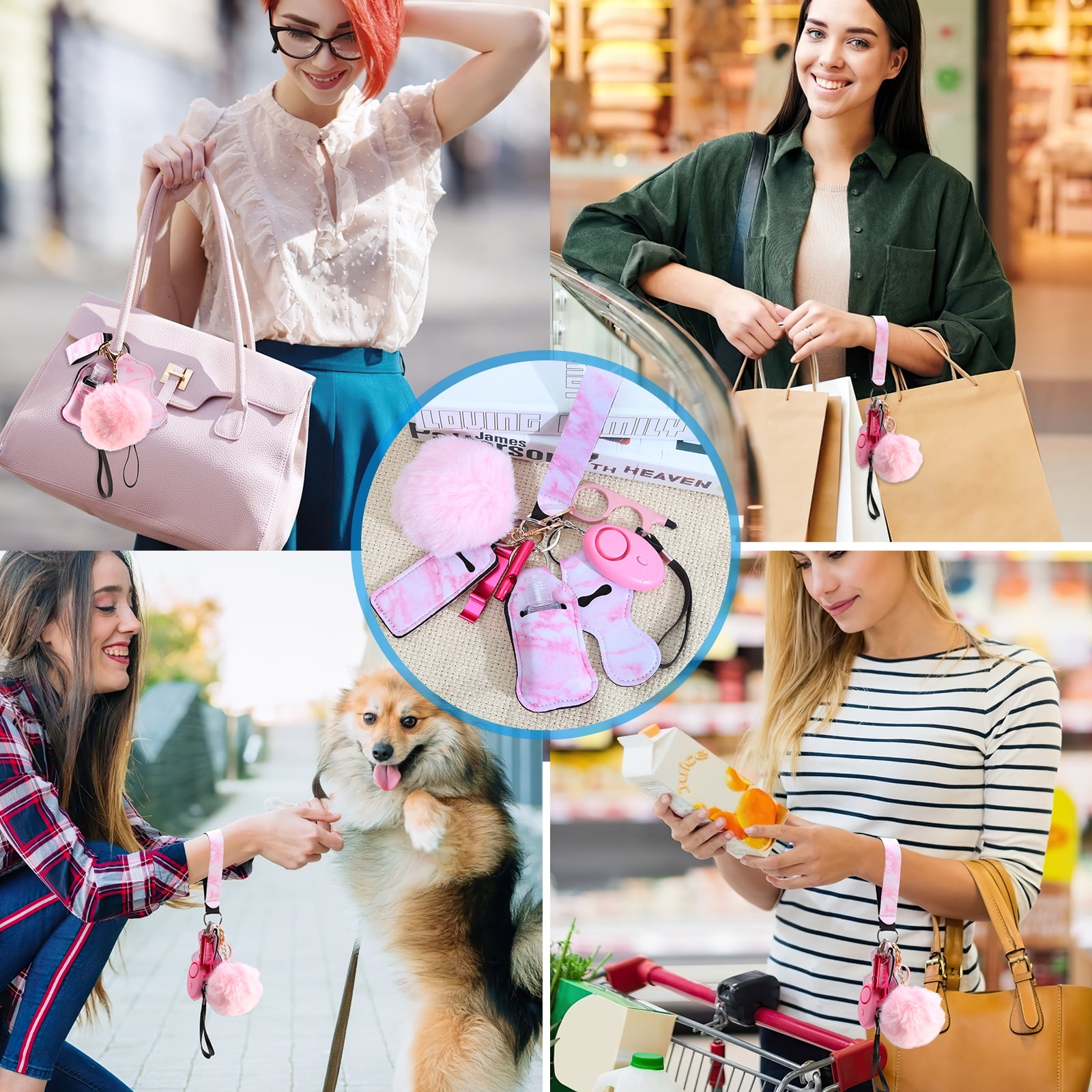 Buy Newest Safety Keychain Set for Women and Kids, 10 Pcs Safety ...