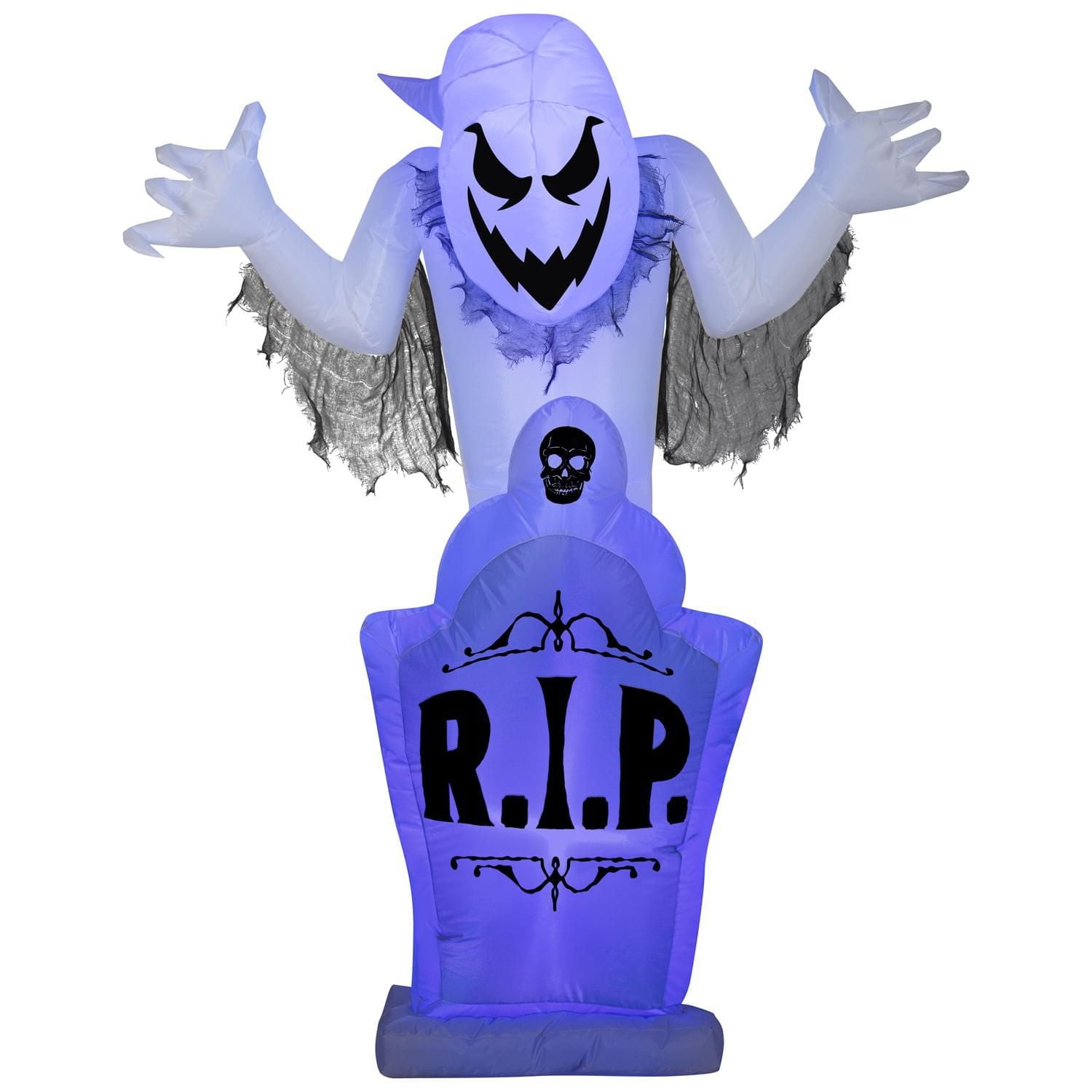 Click here for Gemmy Halloween Inflatable Ghost And Tombstone Wit... prices