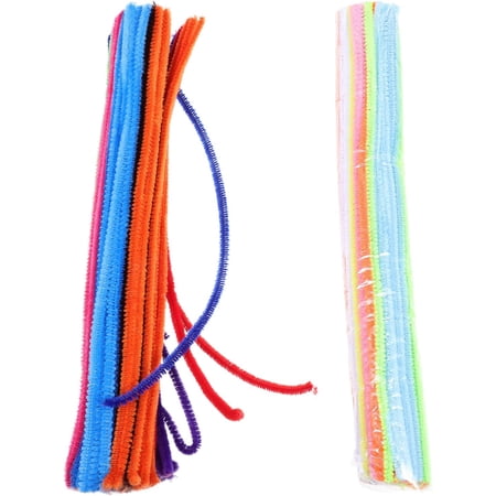 2 Bundles of Pipe Cleaner Chenille Stick Toy Pipe Cleaner Craft ...