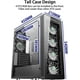 MUSETEX 8 PCS ARGB Fans ATX Mid-Tower Gaming PC Computer Case (T400-MS) - Walmart.com