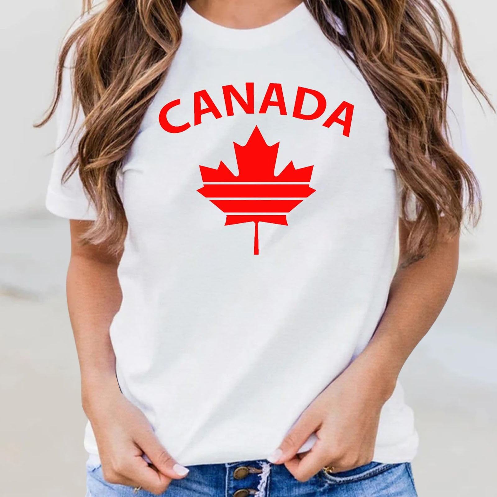 Click here for Willbest Cotton T Shirts Women Womens Canada Shirt... prices