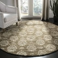 SAFAVIEH Soho Alicia Floral Wool Area Rug, Beige/Ivory, 8'3" x 11 ...