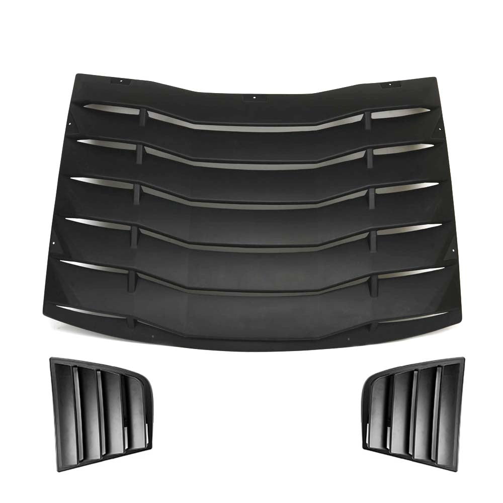 Vicrez LV Rear + Quarter Window Louvers vz102531| Dodge Charger 2011 ...