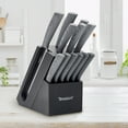 Hamtom Forge Tomodachi™ Raintree Ash Titanium Coated Cutlery Block ...