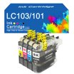LC-103 High Yield Ink Cartridges, Compatible for Brother MFC-J Printers ...