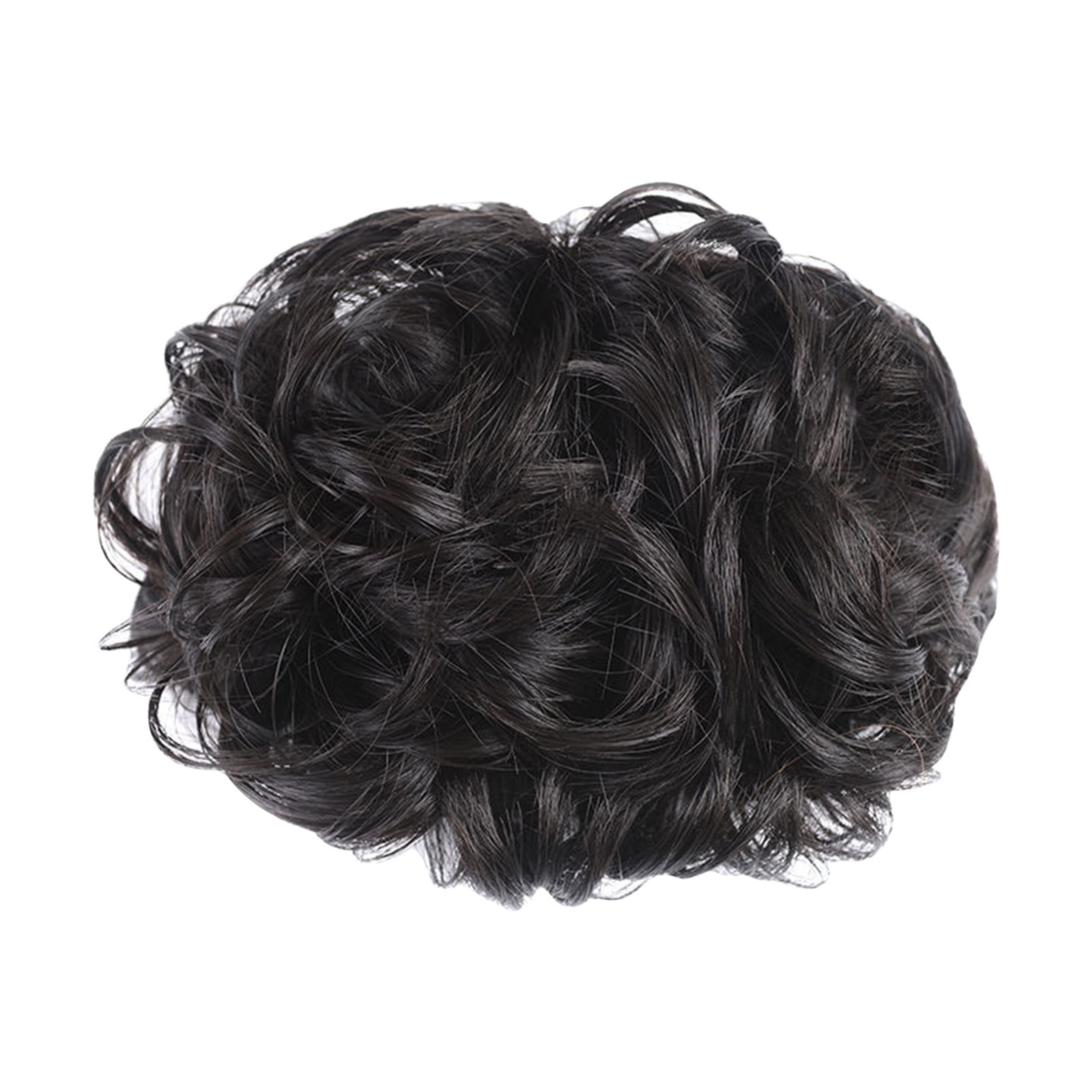 Qepwscx Wig Women'S Clip Hair Ring Coiled Hair Pull Flower Short Curly ...