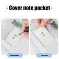 4/6/8Pcs Expandable Punched Pockets Clear Plastic Document Envelope ...