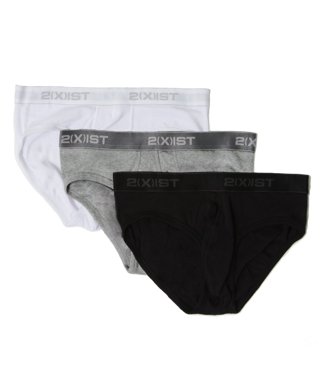 2(x)ist Mens Essential No-Show Brief 3-Pack Style-3102032003 - Walmart.com