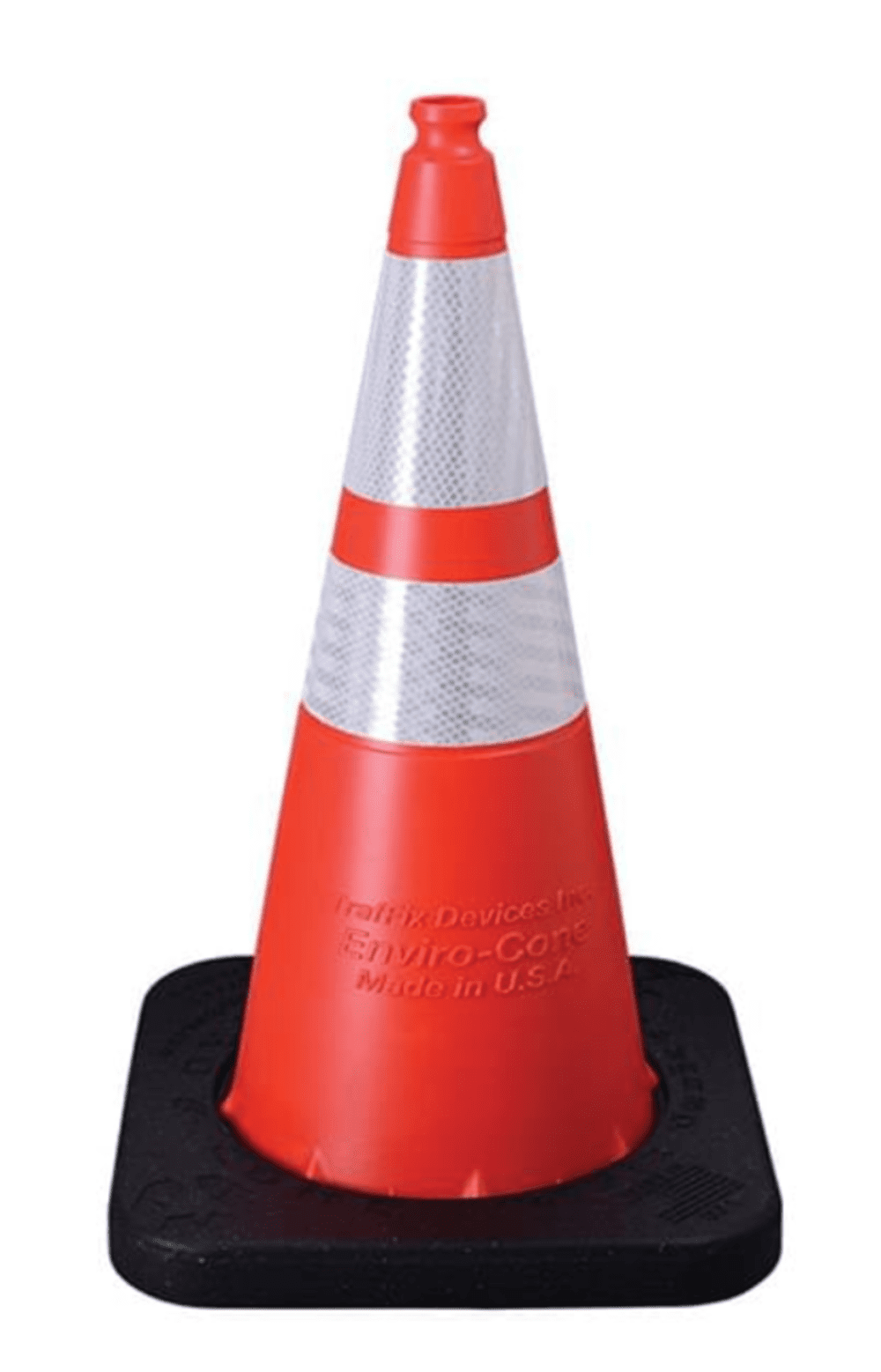 Vizcon 28 In. Enviro-Cone, 10Lb. With 4 In. And 6 In. Reflective ...