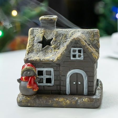 Reduced Price! Sunvenoes Christmas Incense Burners Ceramic Gift Incense ...