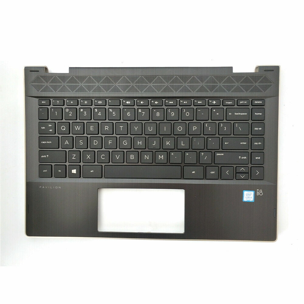 New Genuine HP Pavilion x360 14-cd 14m-cd0001dx Palmrest Keyboard ...