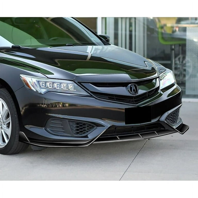 Stay Tuned Performance For 2016 2018 Acura ILX Sedan Painted Black Front Bumper Spoiler Splitter Lip