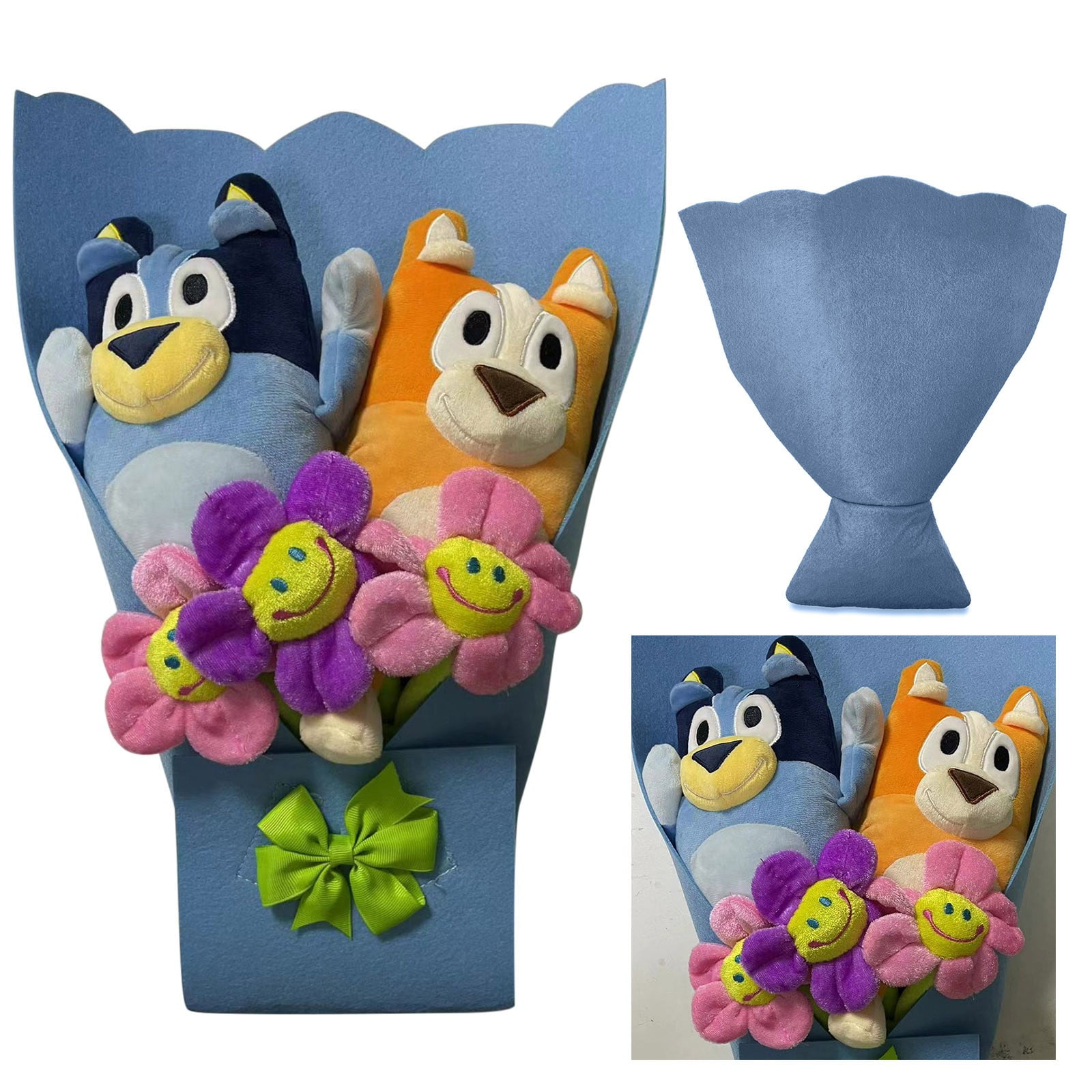 Mejor Belleza Bluey & Bingo Ramos de Peluche Bouquet plus toy gift ...
