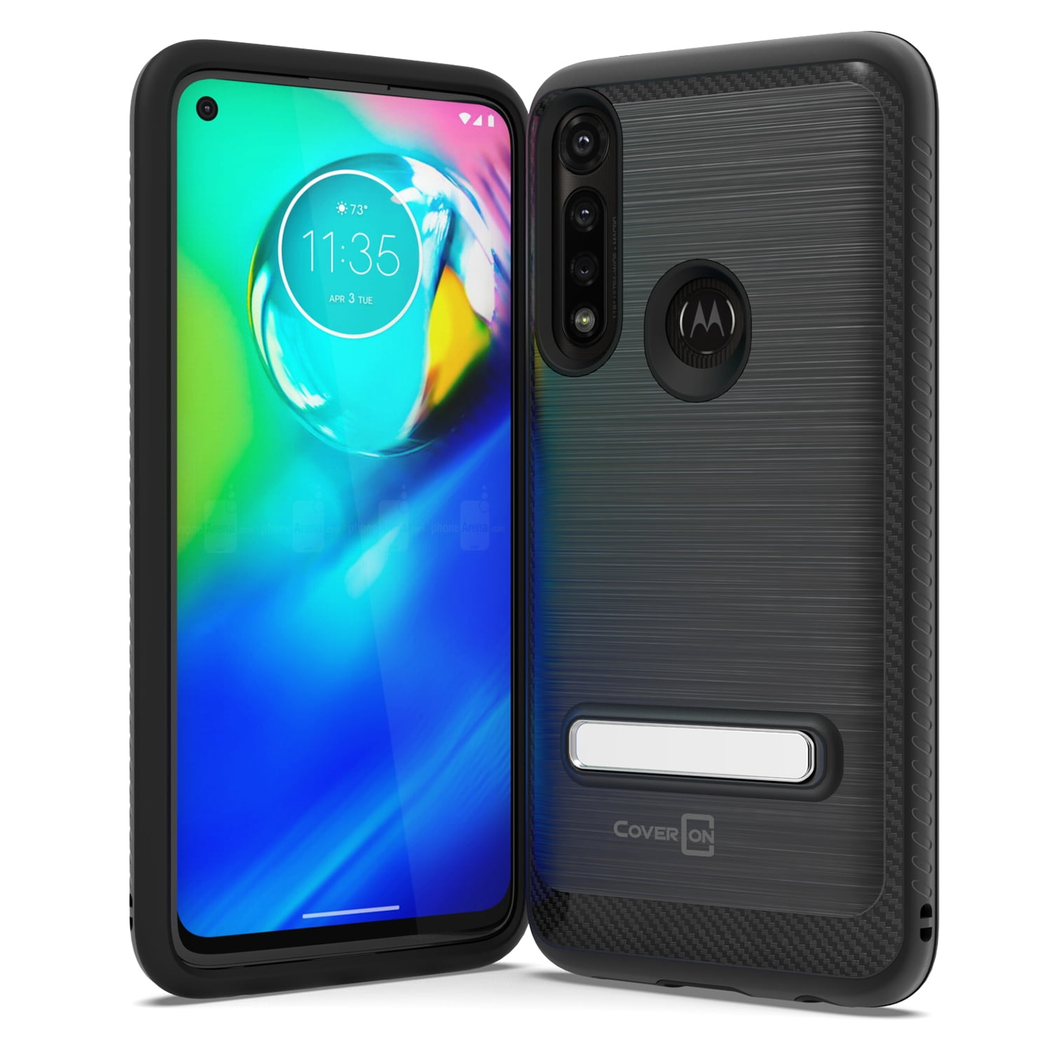 CoverON Motorola Moto G Power Case with Magnetic Metal Kickstand ...