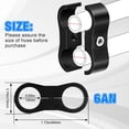 6AN Hose Separator Clamps,Aluminum Fuel Line Mounting Clamp for Fuel ...