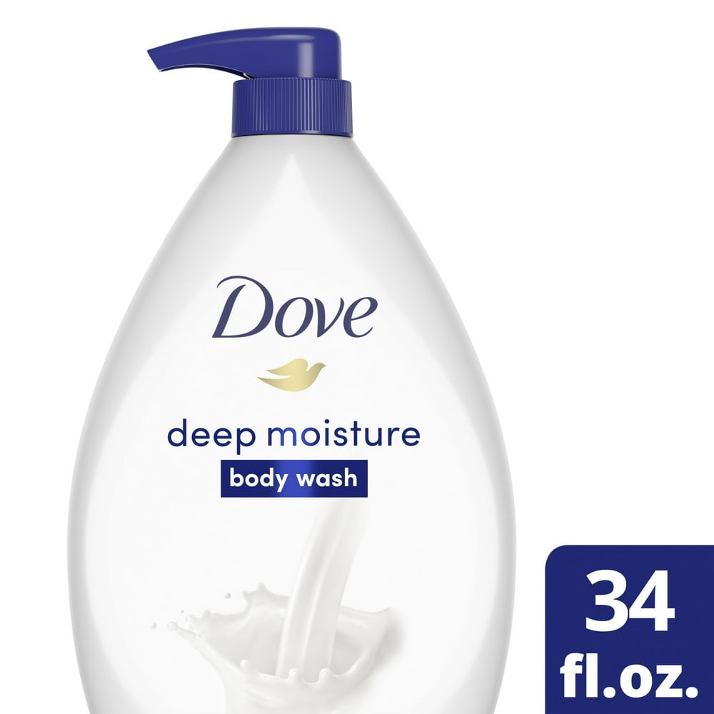 Dove Deep Moisturizing Body Wash With Pump 34 Oz