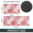 Pionism Pink Floral Kitchen Rug Mat, 2 Piece Washable Kitchen Rugs Set ...