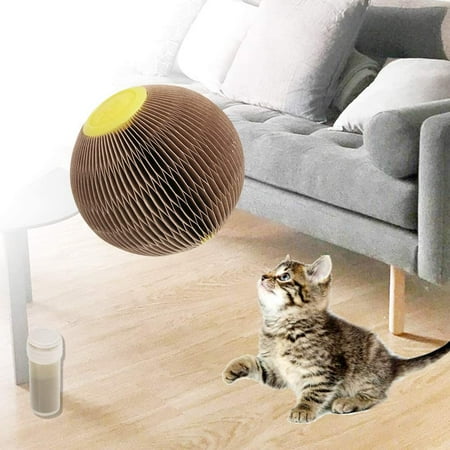 Traffer Cat Scratch Toy Interactive Toy Honeycomb Ball Cat Catching ...