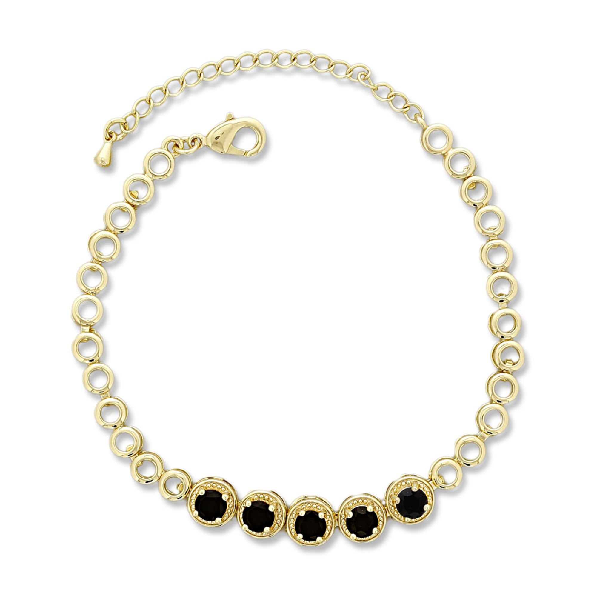 Kaash Customs Gold Color Italian Chain Anklet Bracelet for Teen Girls ...